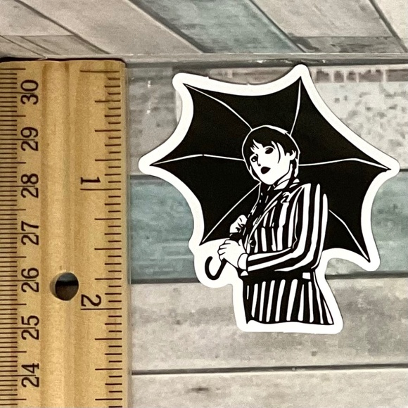 Office | 110 Wednesday Addams Reusable Waterproof Vinyl Sticker Decal ...